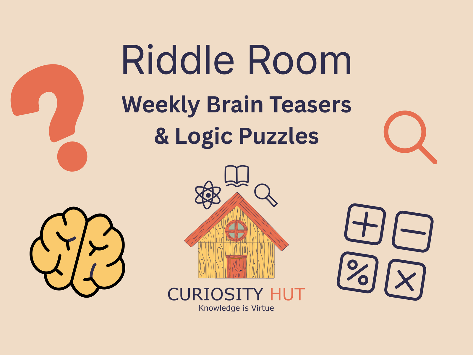Brain Teasers, Riddles & Logic Puzzles | The Riddle Room by Curiosity Hut